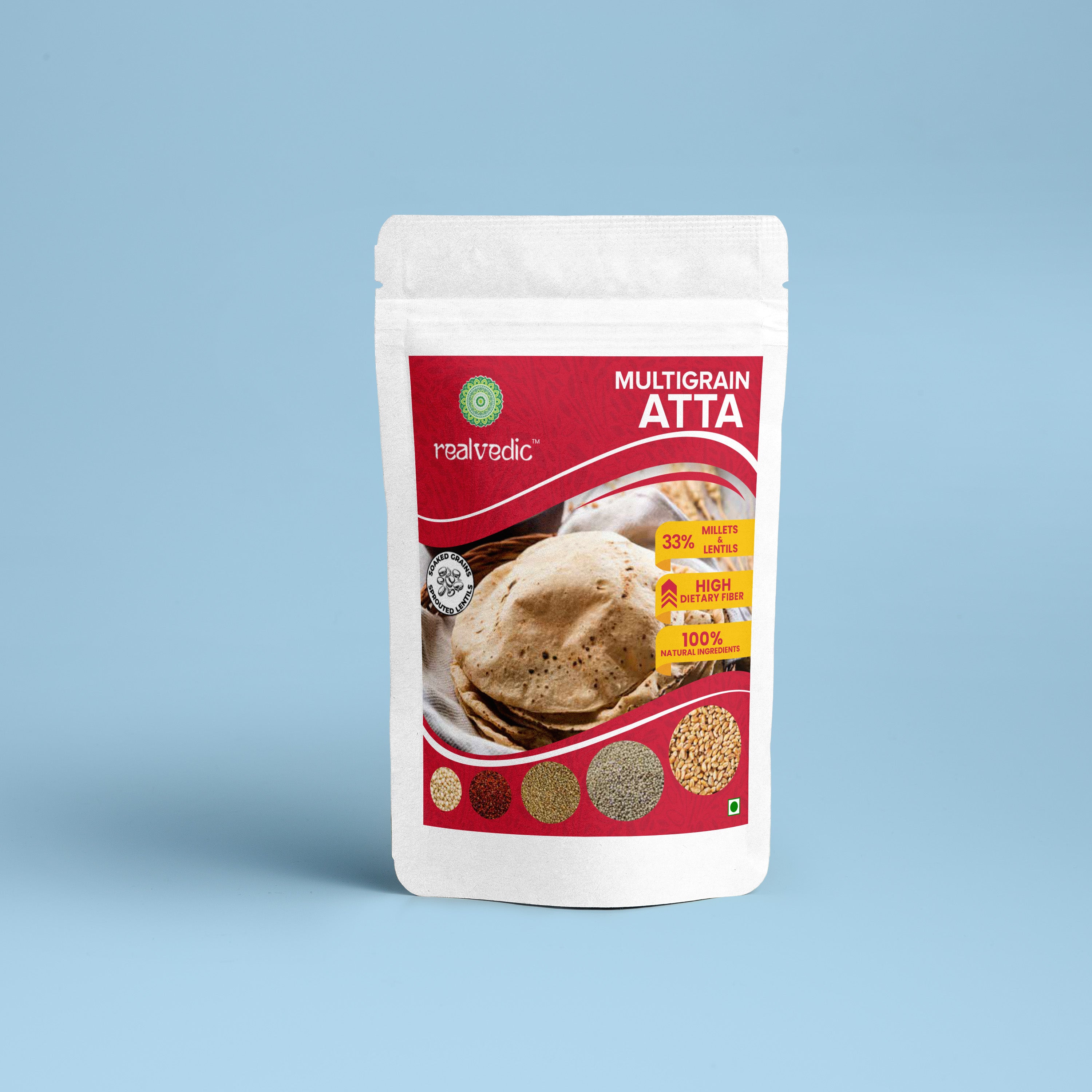 Multigrain Atta | Millets & Grains – Realvedic